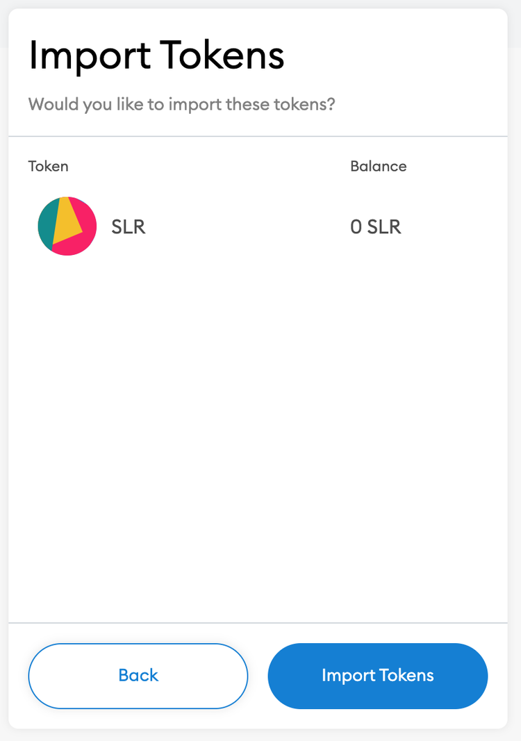 Setting up a Wallet — SolarCoin
