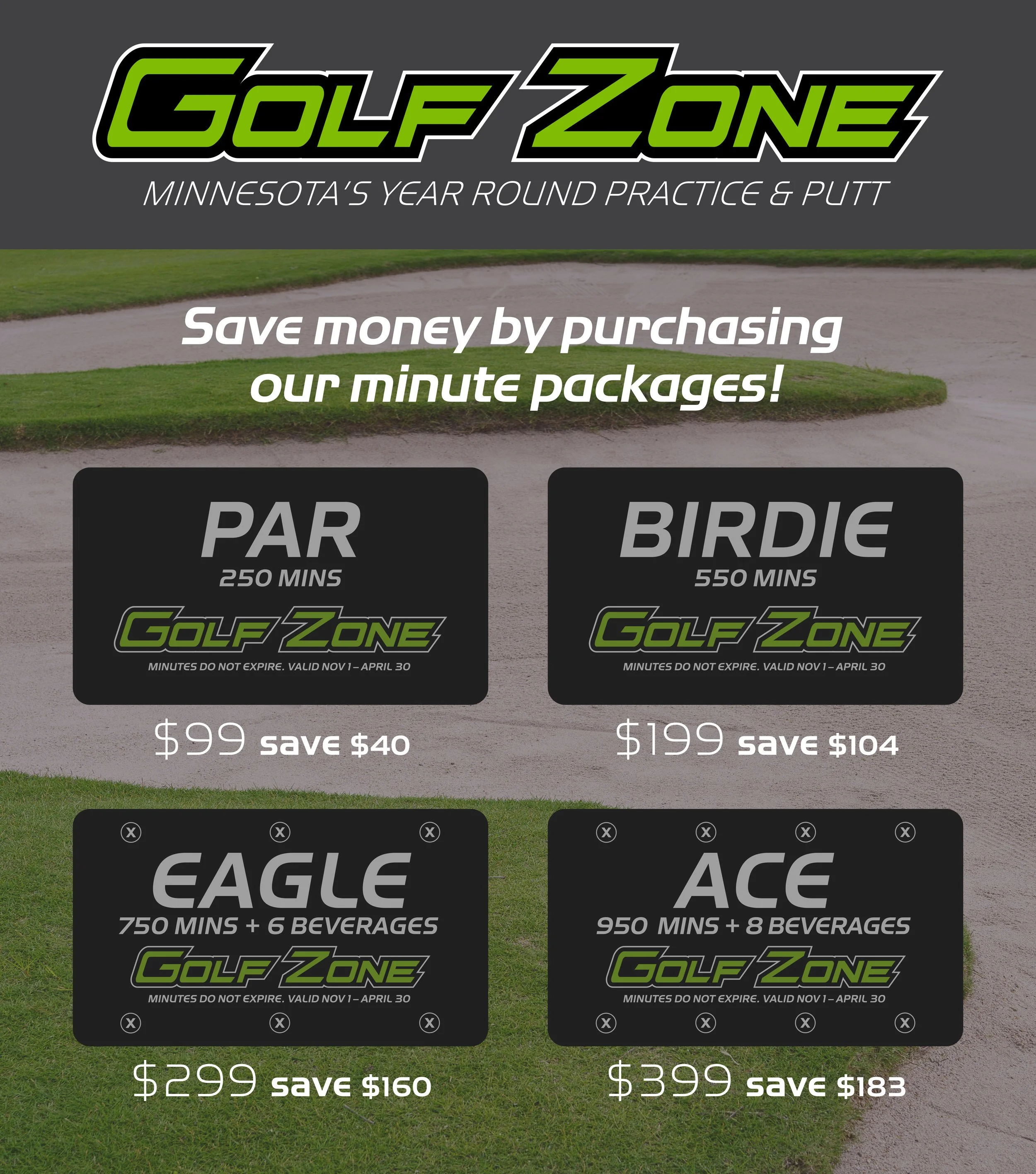Golf Zone - Minnesota’s year-round practice and putt