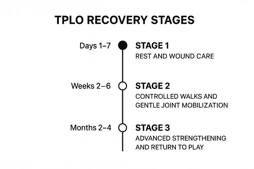 Your Guide to TPLO Recovery for Dogs | Fundraising For Pet Surgery ...