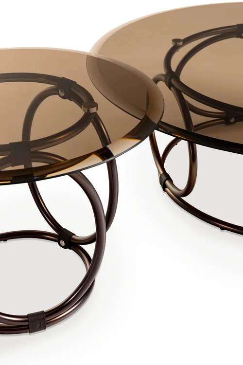 VERSACE HOME | Unique Gold Side Table — Palazzo Collezioni