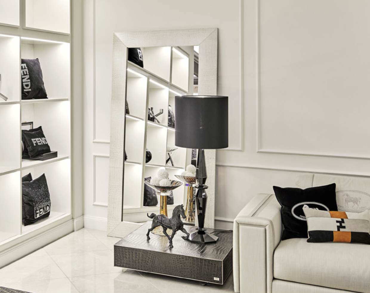 ETRO HOME | Shanti Mirror - Square — Palazzo Collezioni