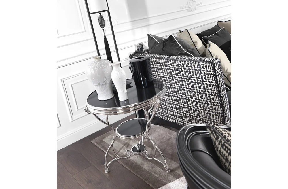 VERSACE HOME | Unique Gold Side Table — Palazzo Collezioni