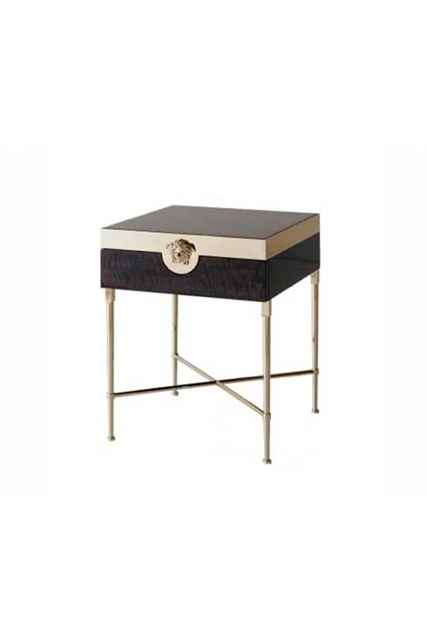 VERSACE HOME | Medallion Bedside Table — Palazzo Collezioni