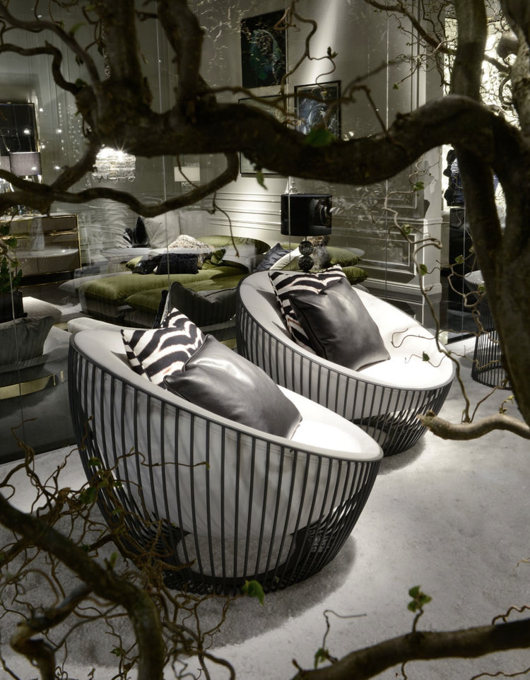 VERSACE HOME | Pop Medusa Occasional Chair — Luxury Italian Furniture ...