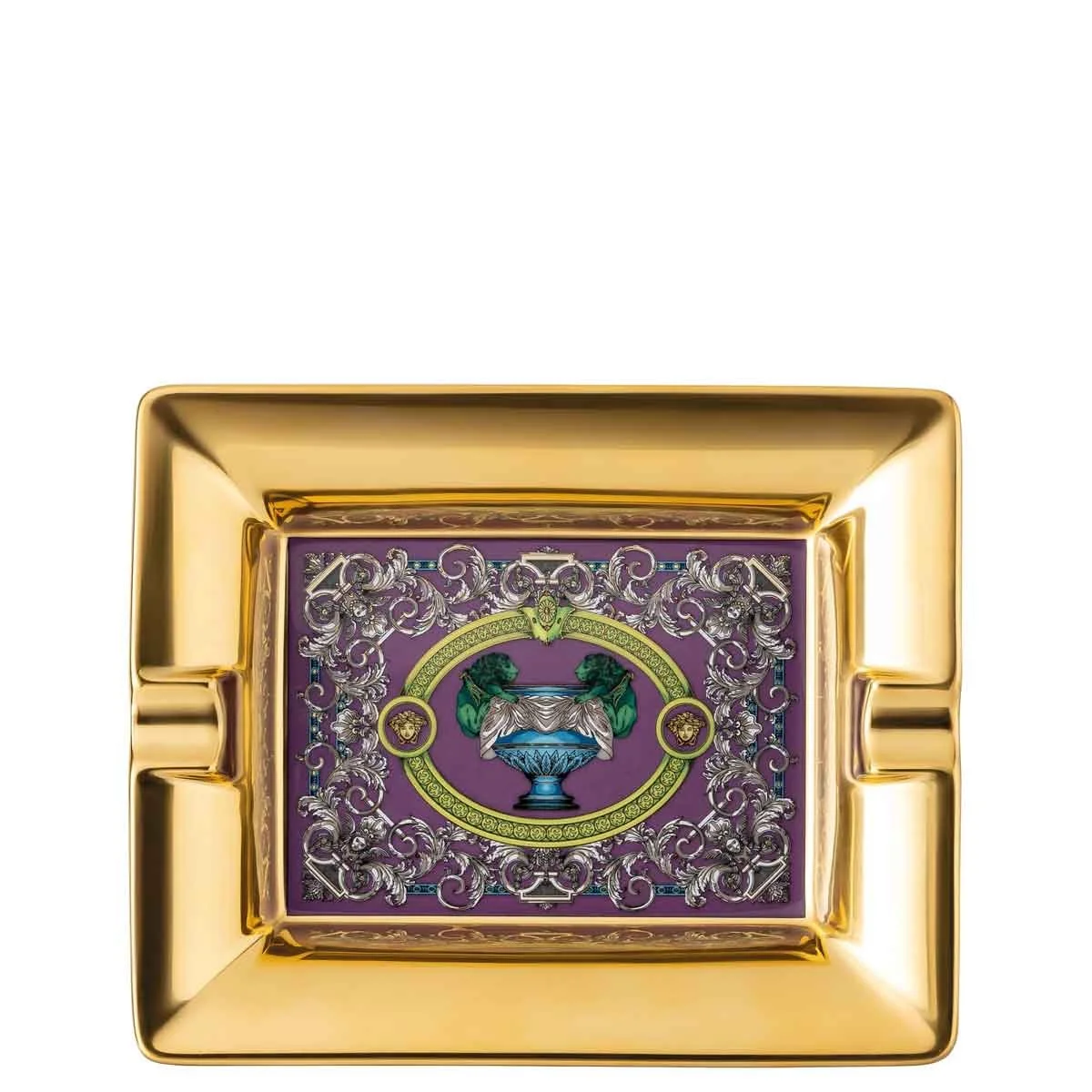 VERSACE HOME | Medusa Red Tray 8 cm — Palazzo Collezioni