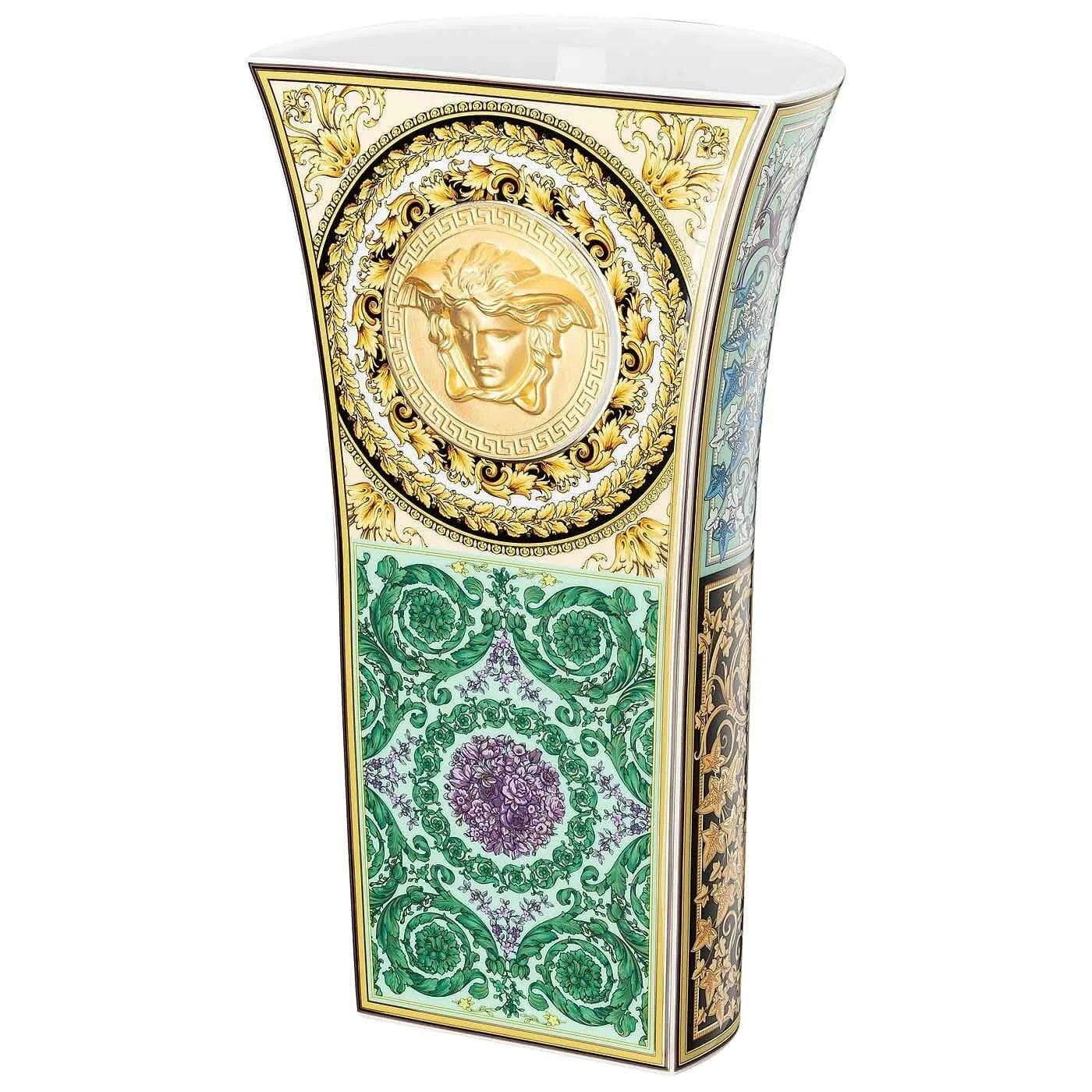 VERSACE HOME | Barocco Mosaic Vase 34 cm — Luxury Italian Furniture ...