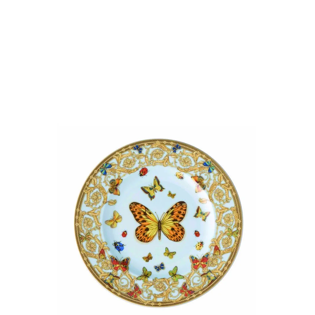 VERSACE HOME | Medusa Blue Plate 27 cm — Palazzo Collezioni
