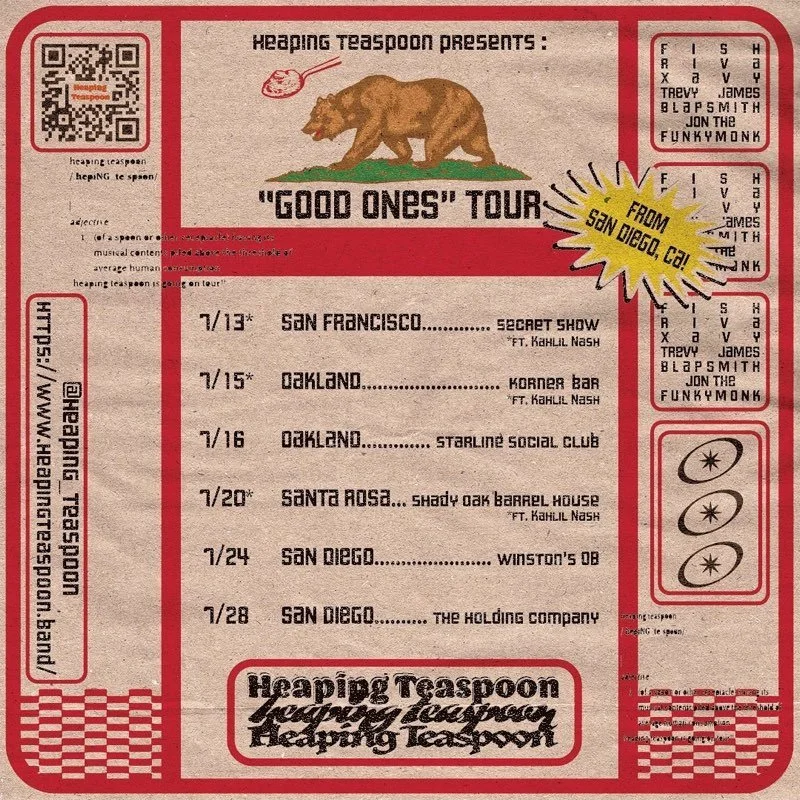 Tour — Heaping Teaspoon