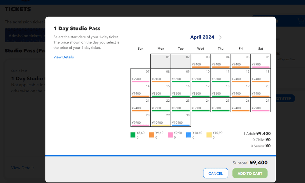 Step by step guide to purchase USJ tickets — TokudAw Inc.