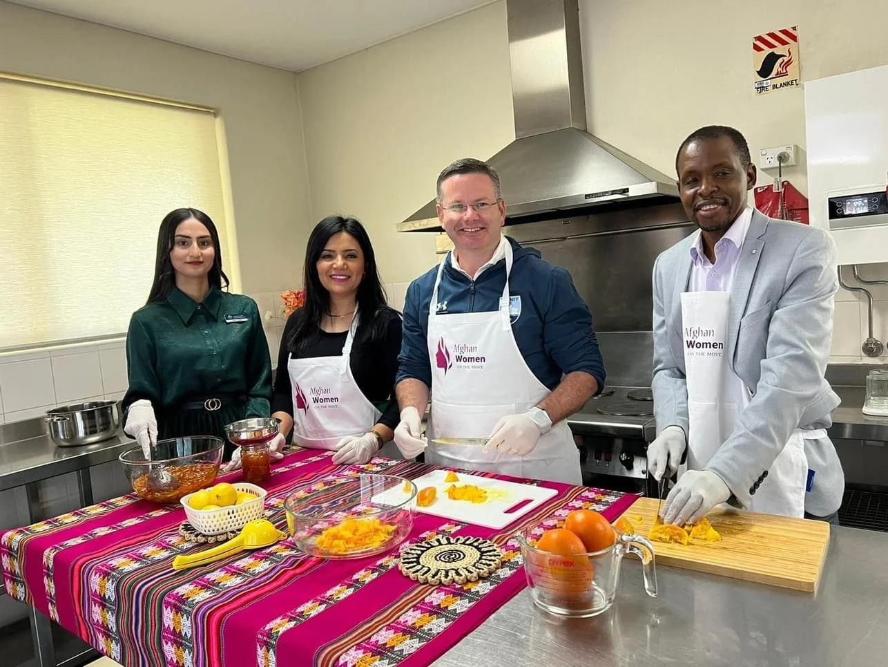 Kitchen Connect Cooking Stories hosts MP and so much more! — Afghan Women On The Move