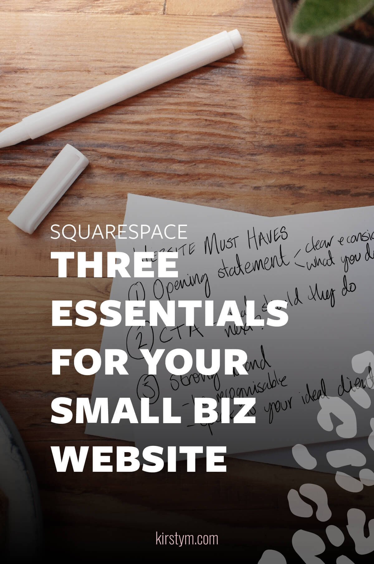 Three Essentials for your Small Business Website — Kirsty M Design ...