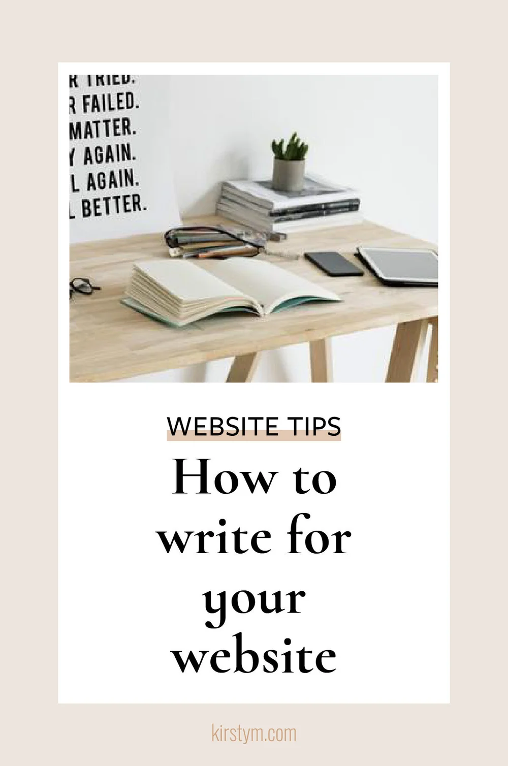 How To Write Copy For Your Website — Kirsty M Design | Squarespace ...