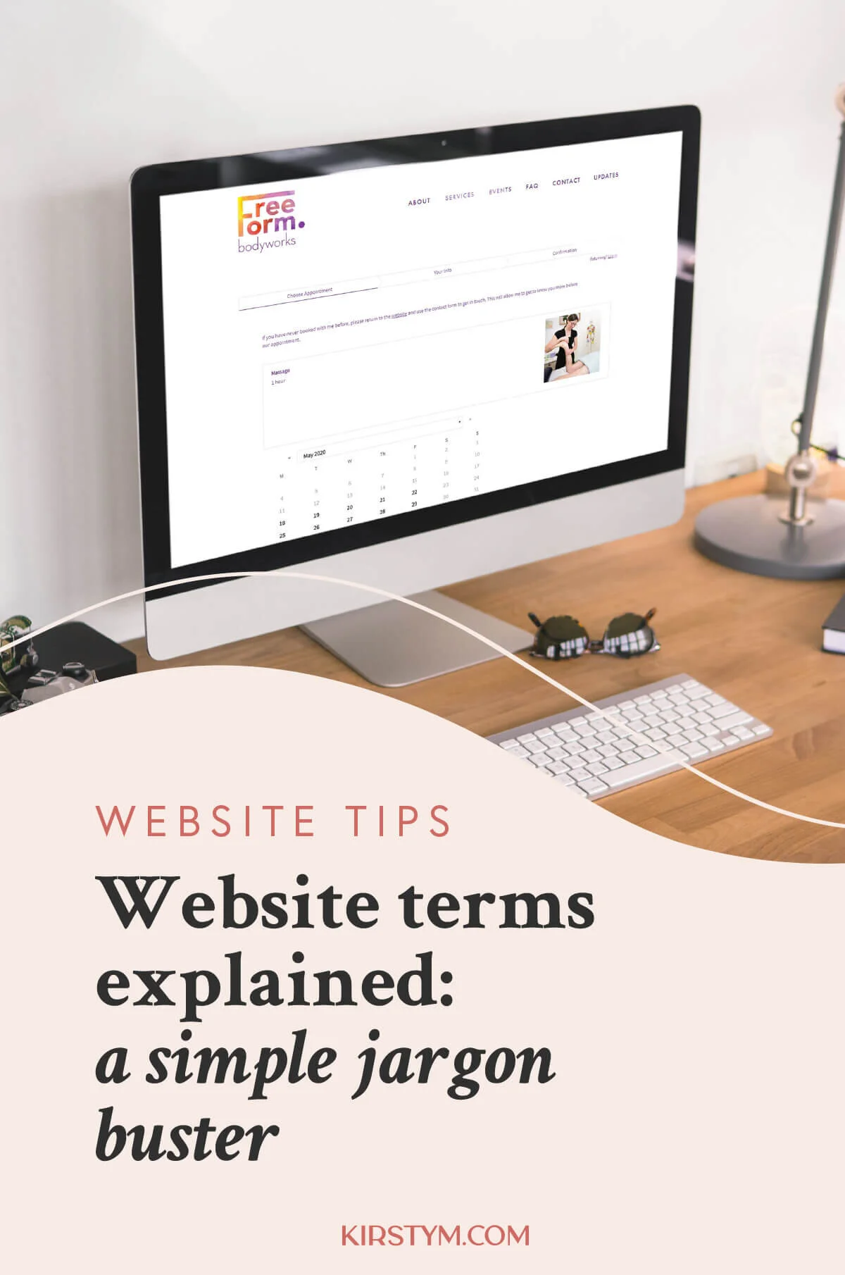 Simple Website Terms Explained — Kirsty M Design | Squarespace Website ...