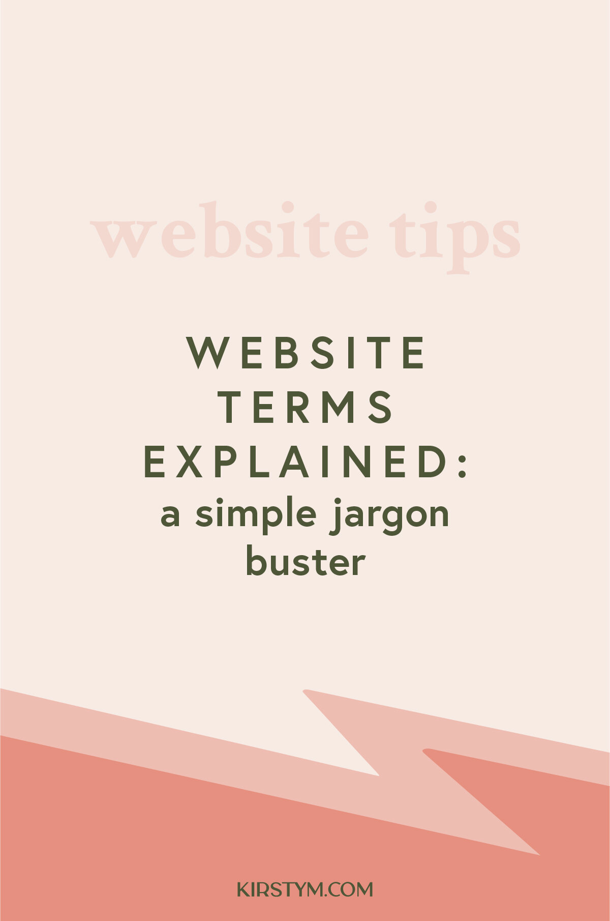 Simple Website Terms Explained — Kirsty M Design | Squarespace Website ...