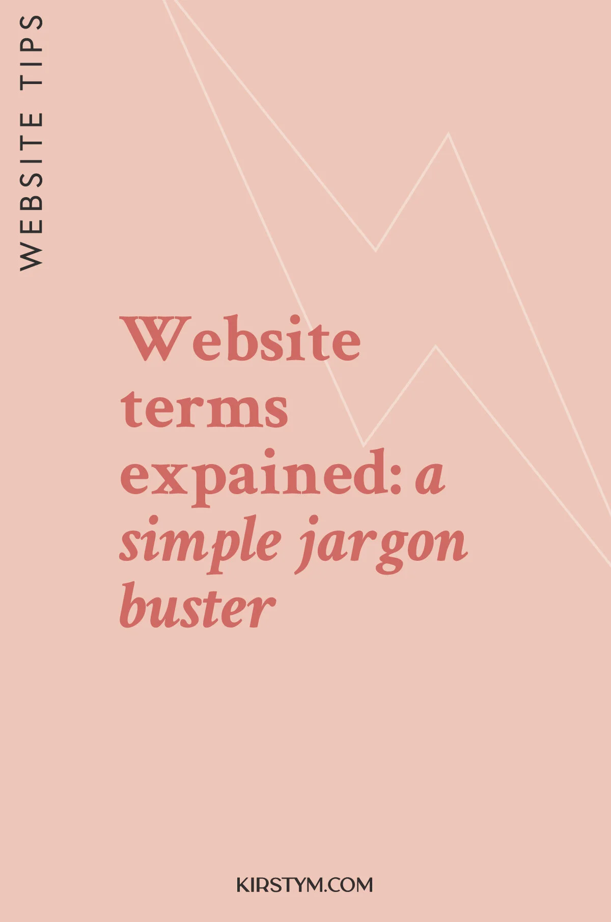 Simple Website Terms Explained — Kirsty M Design | Squarespace Website ...
