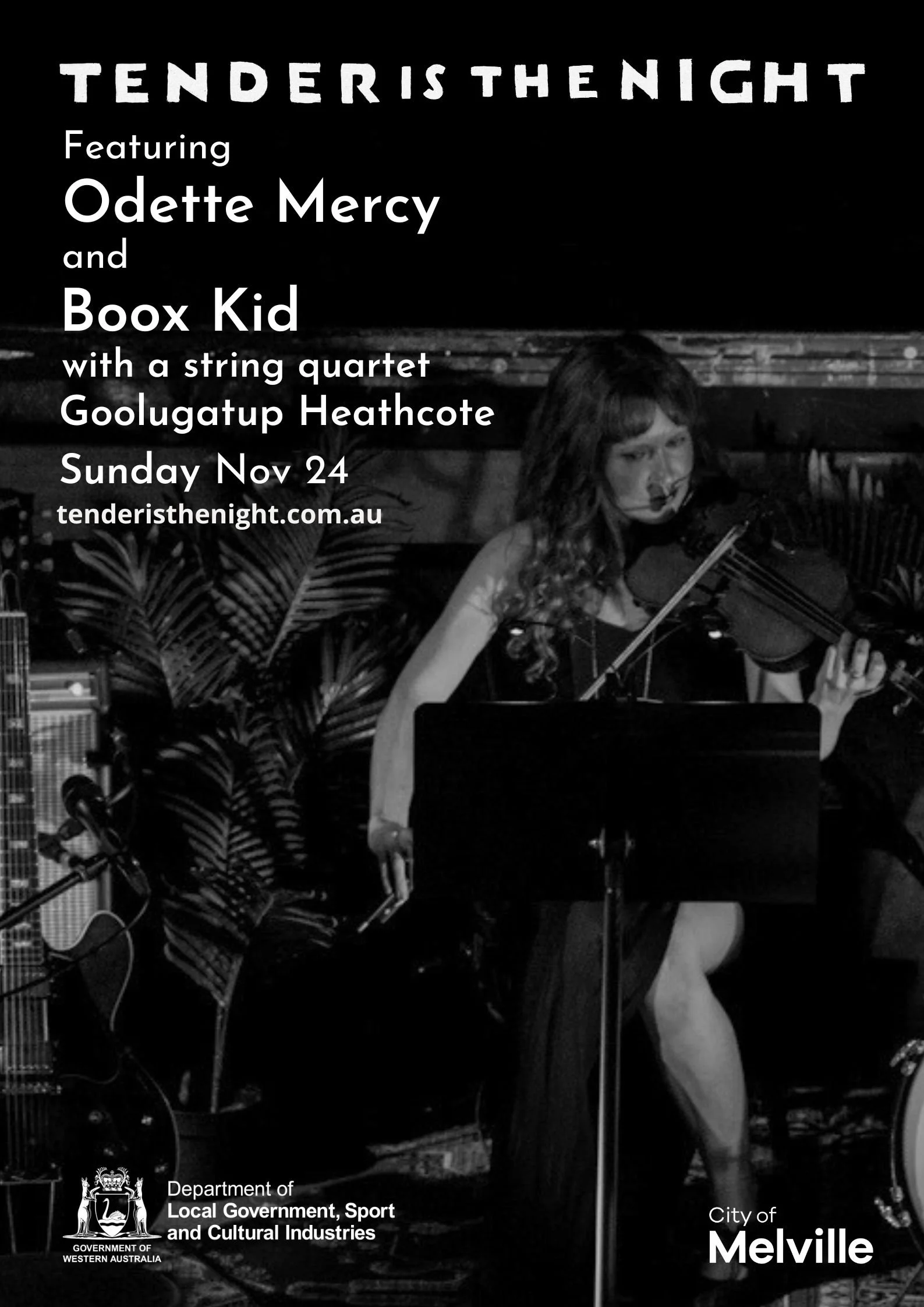 Odette Mercy and Boox Kid — Tender is the Night