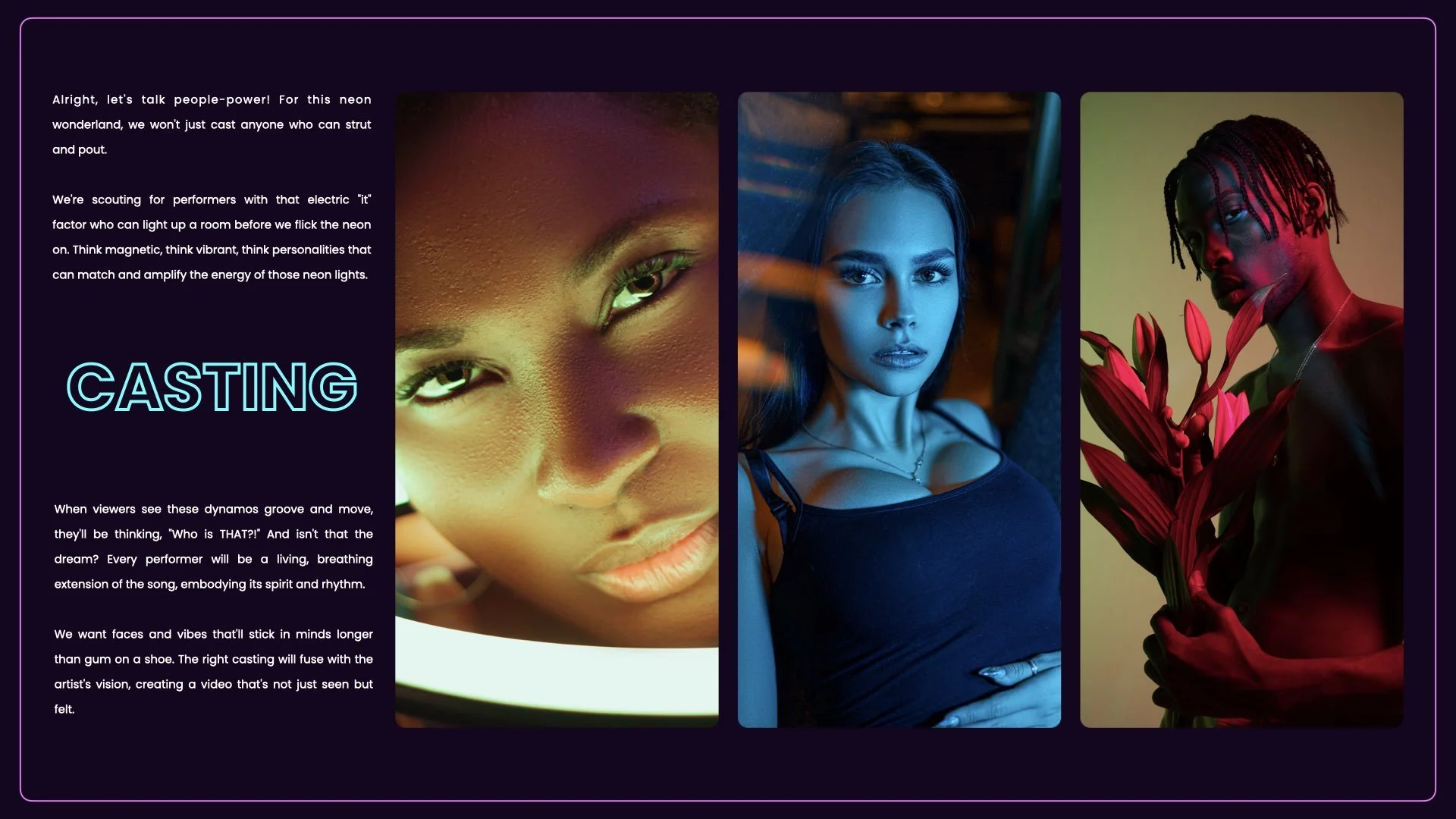 Music Video Treatment Template - Luminous