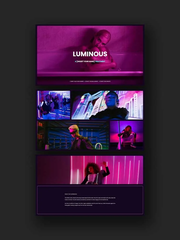 Music Video Treatment Template - Urban Chronicles