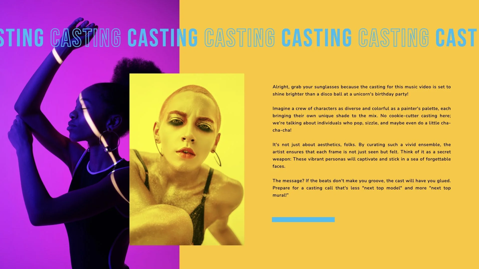 Music Video Treatment Template - Colorwave
