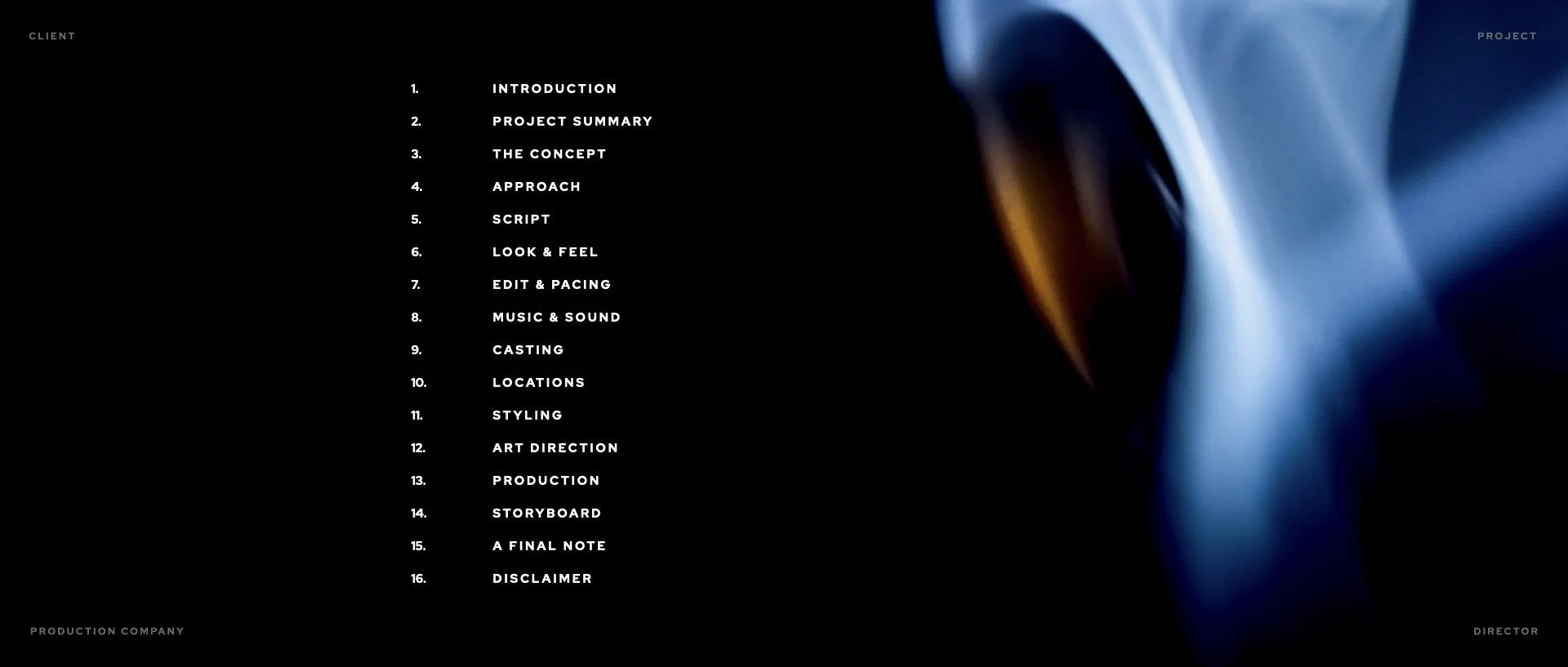 Director's Treatment Template - Speed of Sight