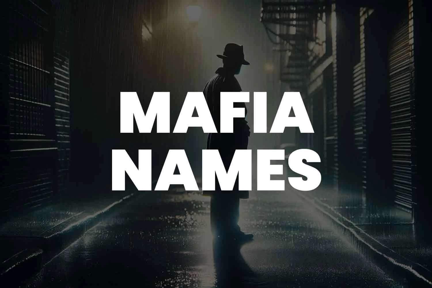 199+ Mafia Names For Your Next Gangster Characters