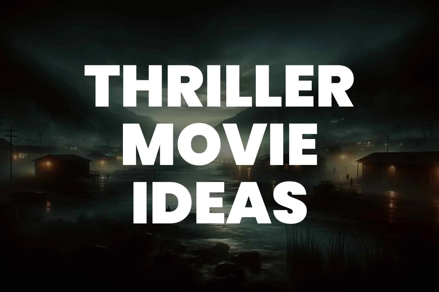 40 Thriller Movie Ideas for Aspiring Filmmakers