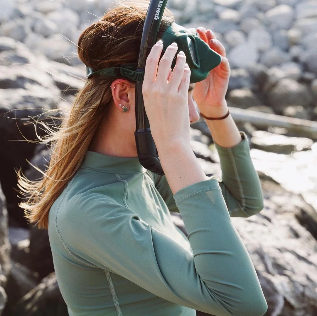 MOW Classic | Econyl® Regenerated Nylon One Piece Swimsuit - Kelp