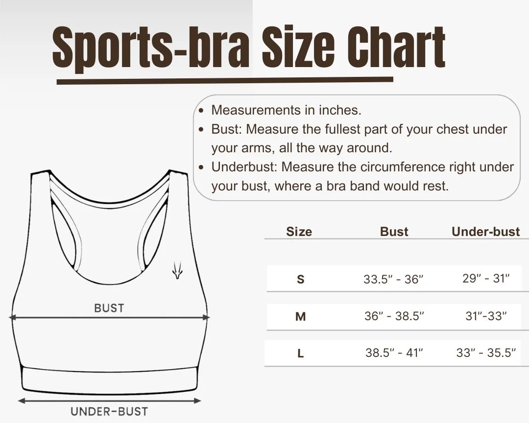 Size Chart — Avoryx engineered gymwear