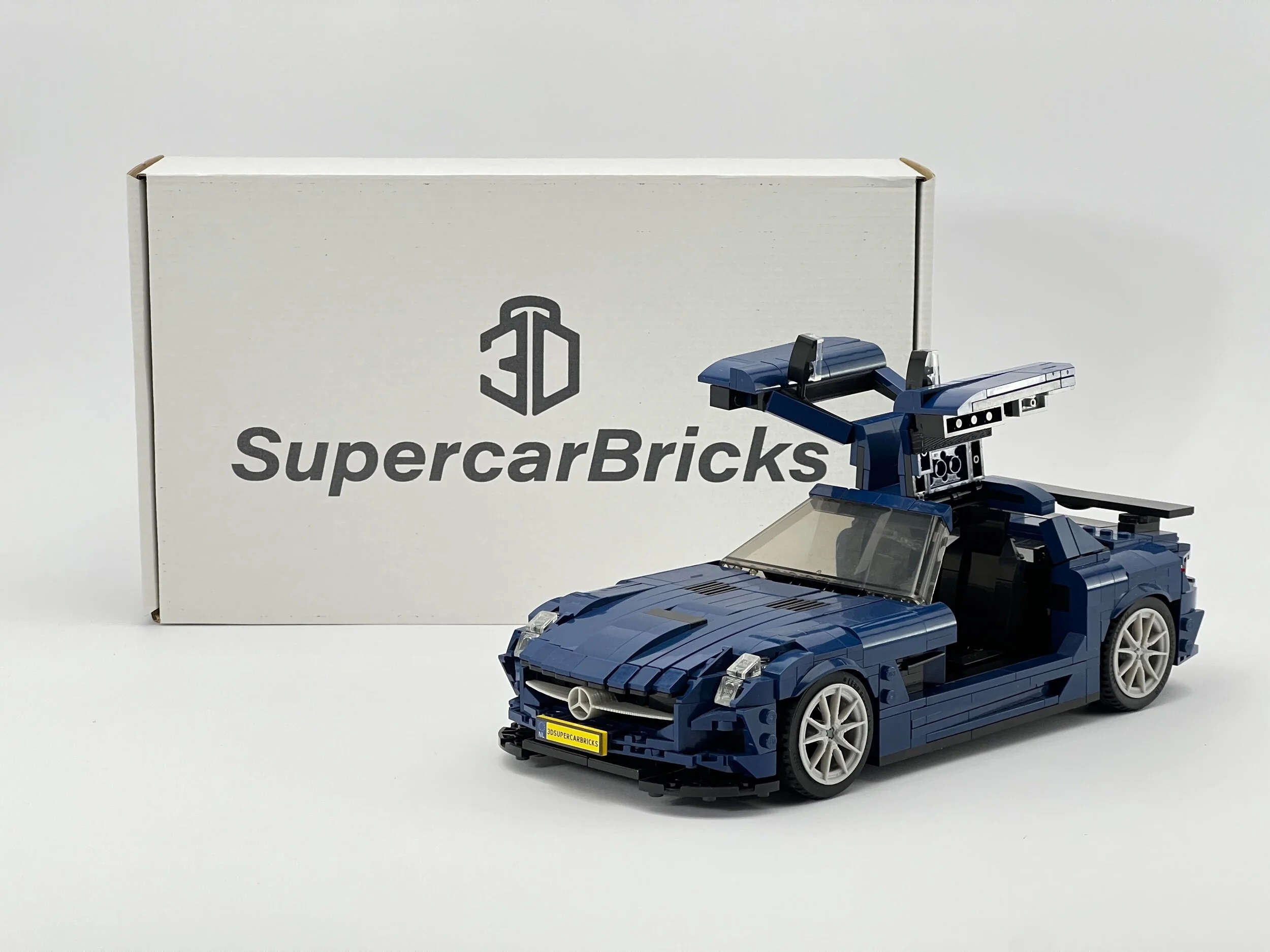 Mercedes CLK GTR LEGO MOC — 3DSupercarBricks