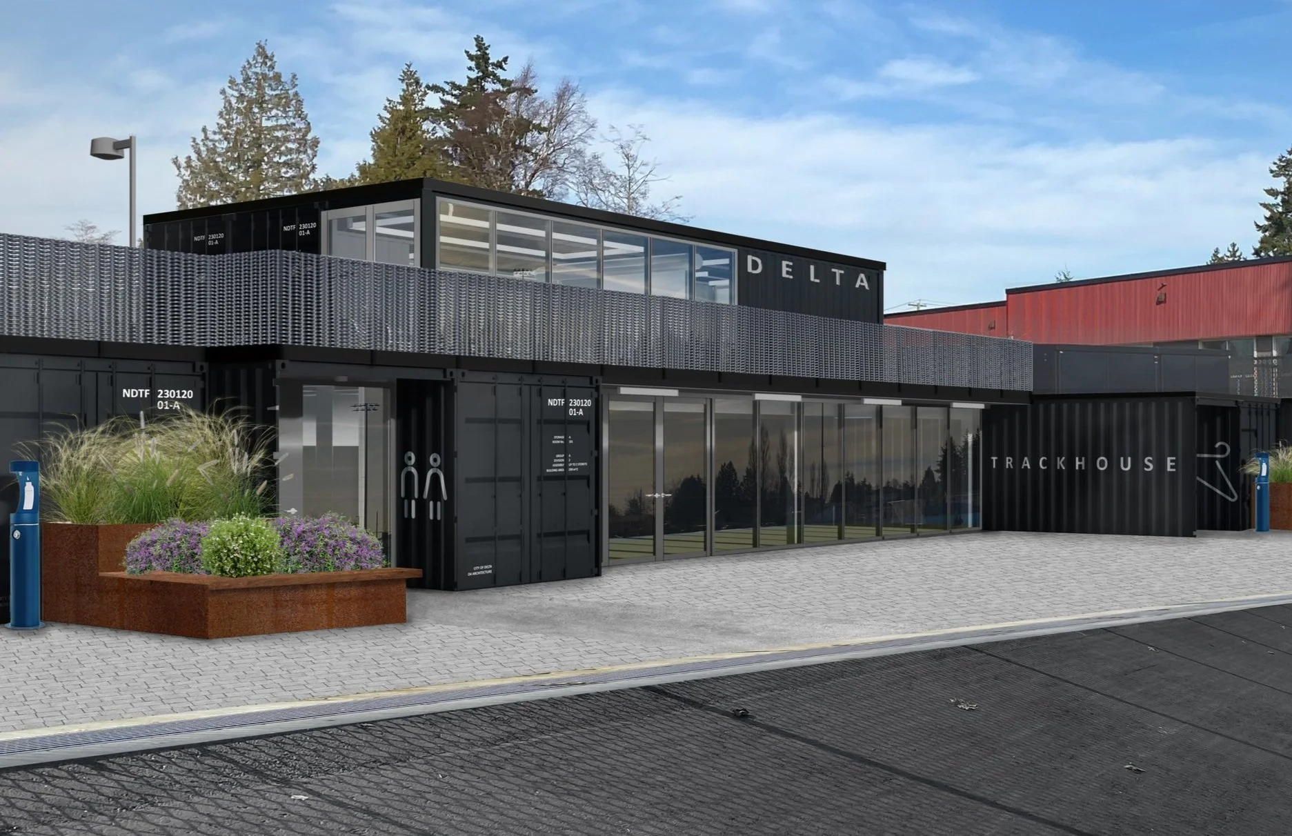 North Delta Track Fieldhouse | O4A | OFFICE FOR ARCHITECTURE