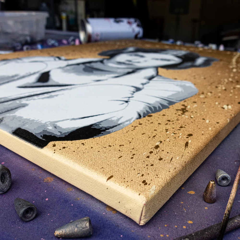 Princess Leia Stencil