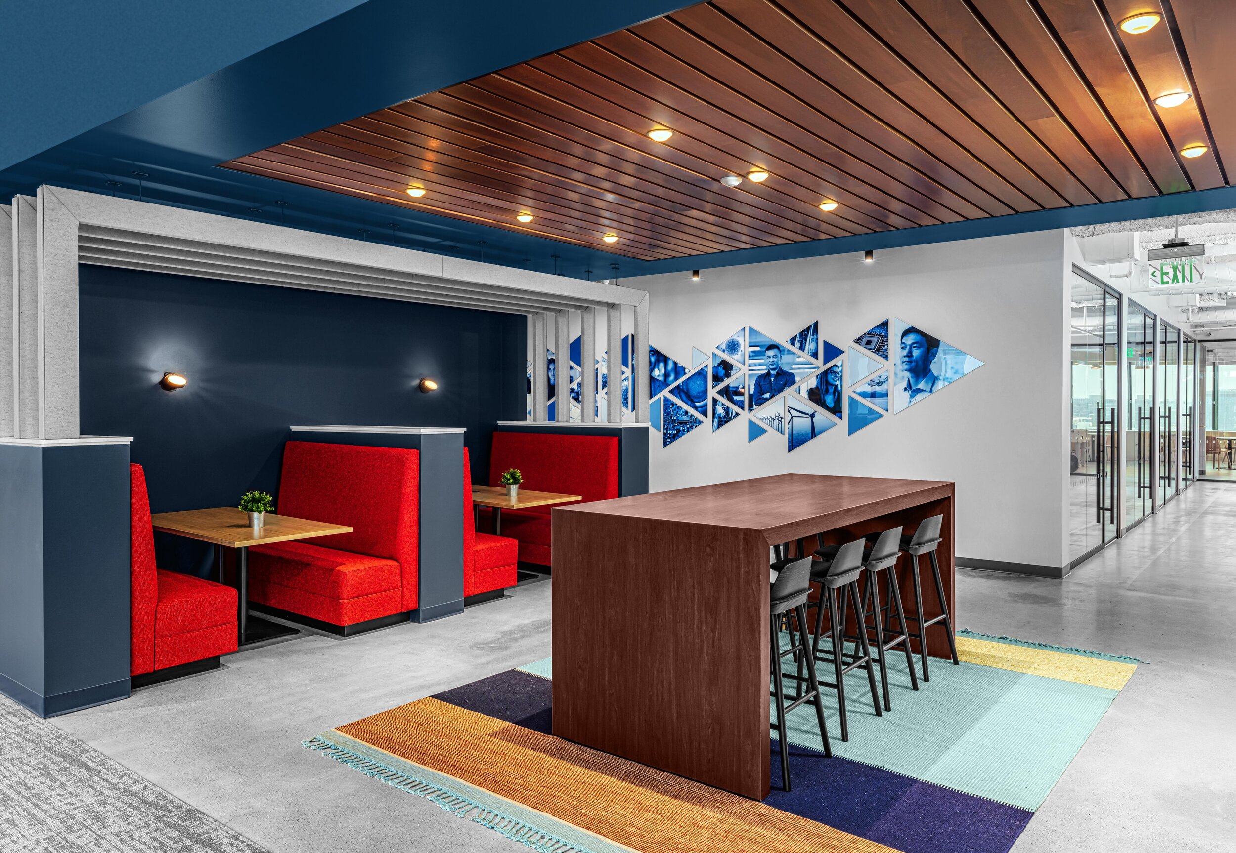 Rulon Wood Slat Ceilings | Shelly Lighting