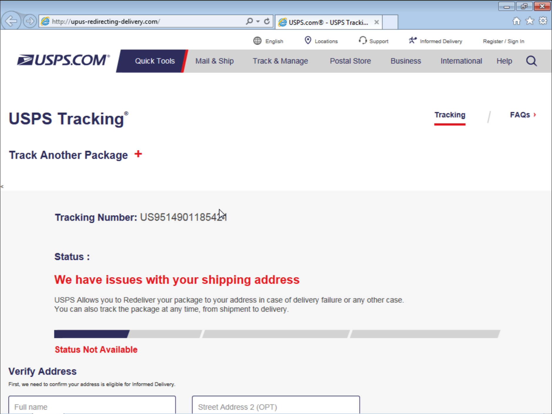 USPS phishing on a bulletproof hosting network — Silent Push Threat ...