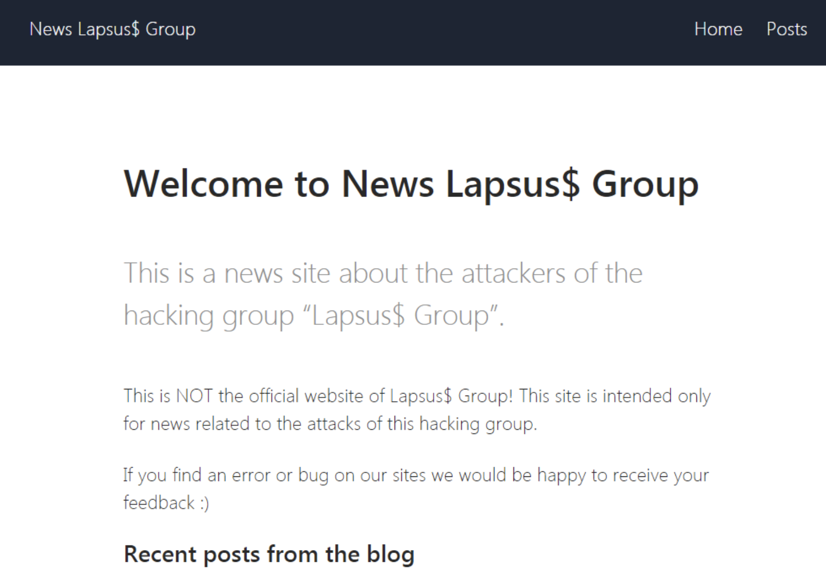 Lapsus$ Group - an emerging dark net threat actor leveraging insider ...