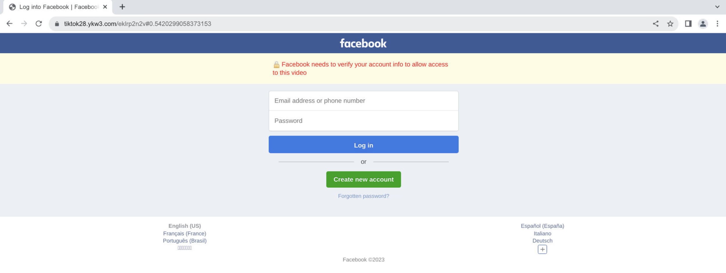 Investigating a Recent Facebook Phishing Campaign — Silent Push Threat ...