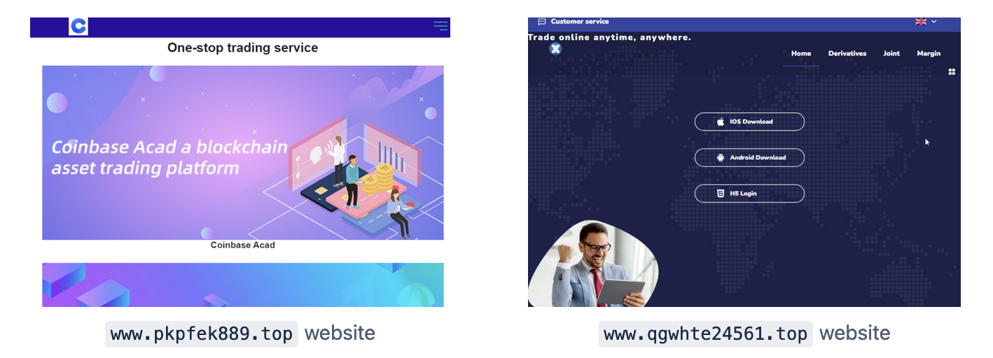 Fake Trading Apps — Silent Push Threat Intelligence