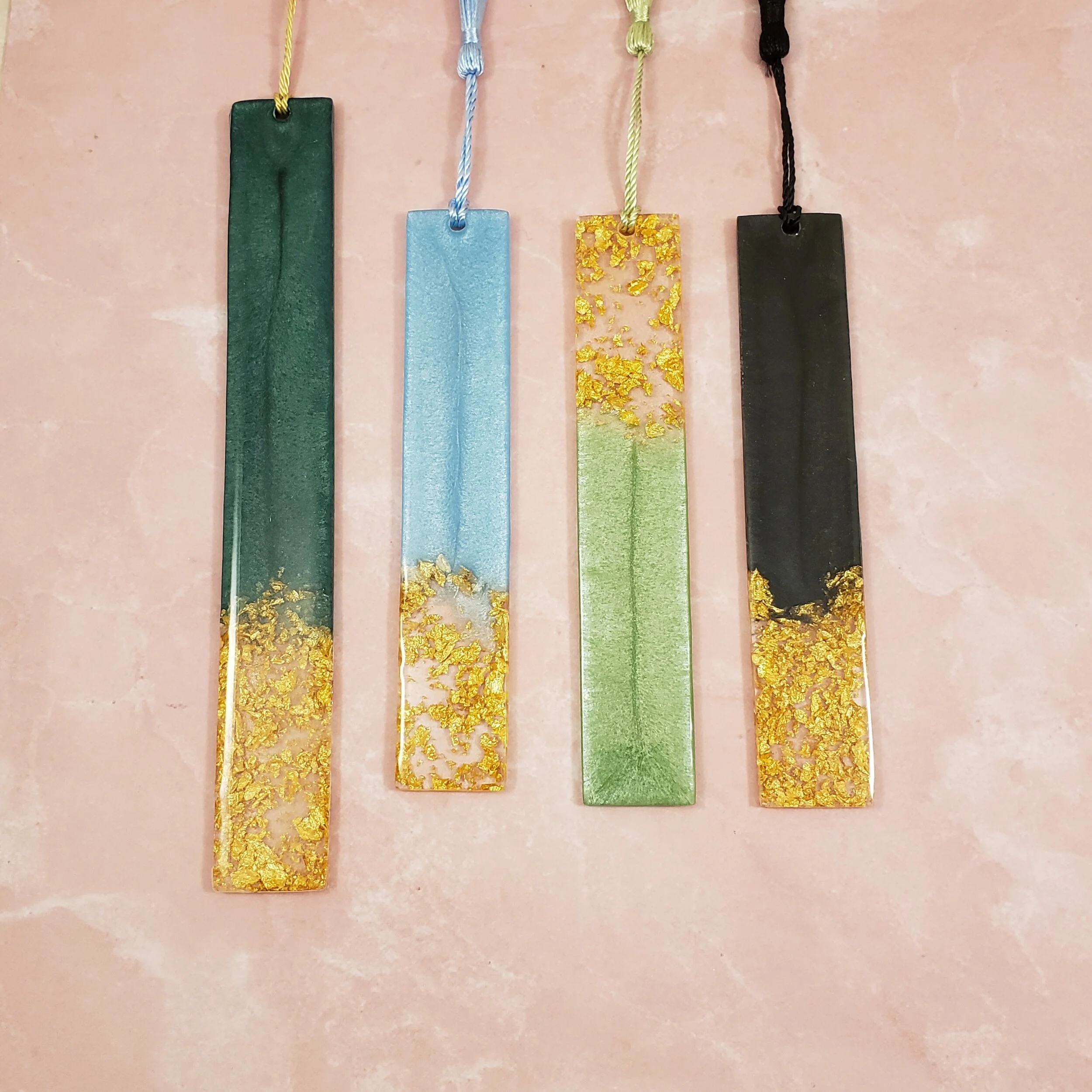 Custom Flower Resin Bookmarks — TwoPartTreasures