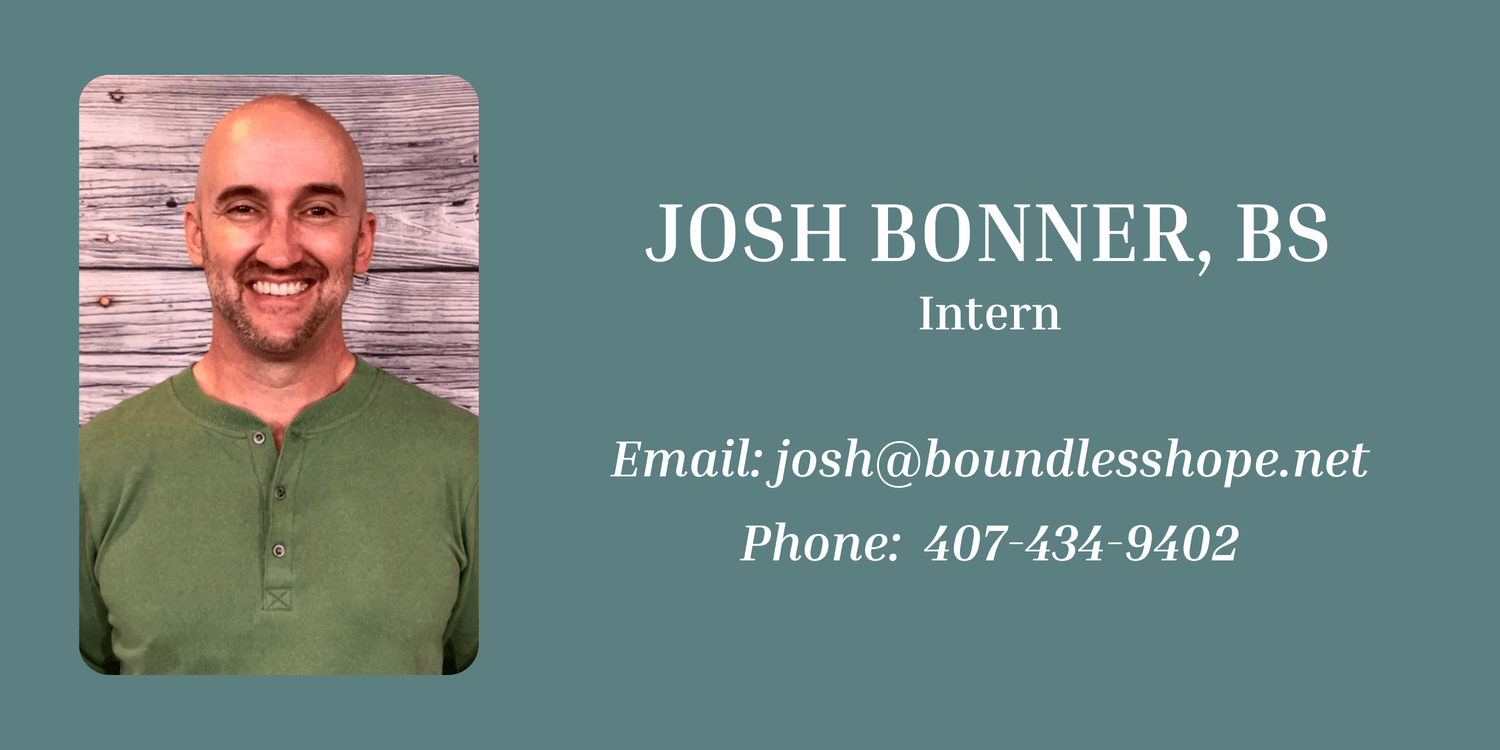 Josh Bonner| Intern in Florida | Boundless Hope Christian Counseling