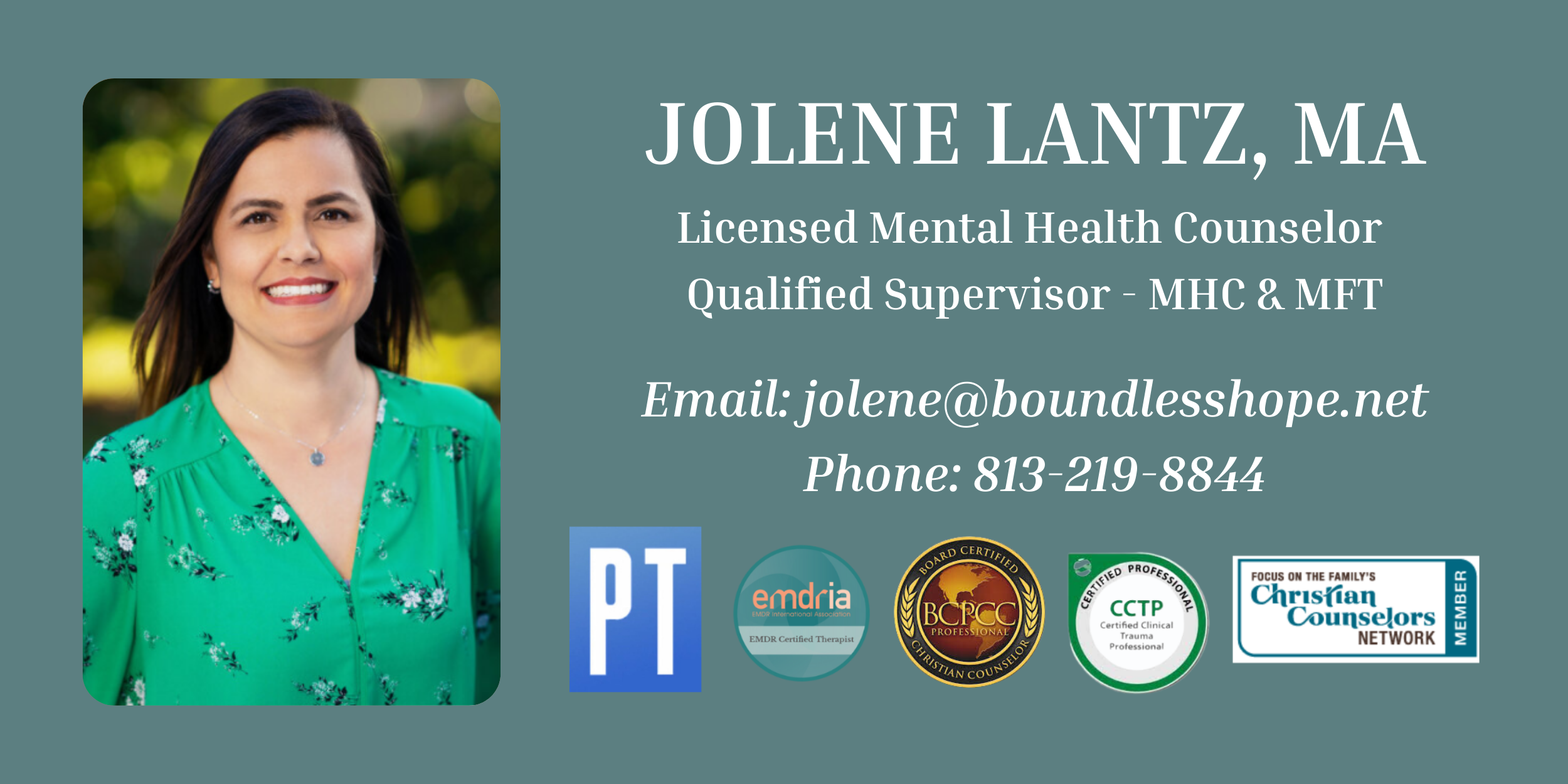 Jolene Lantz | Counselor in Florida | Boundless Hope Christian Counseling