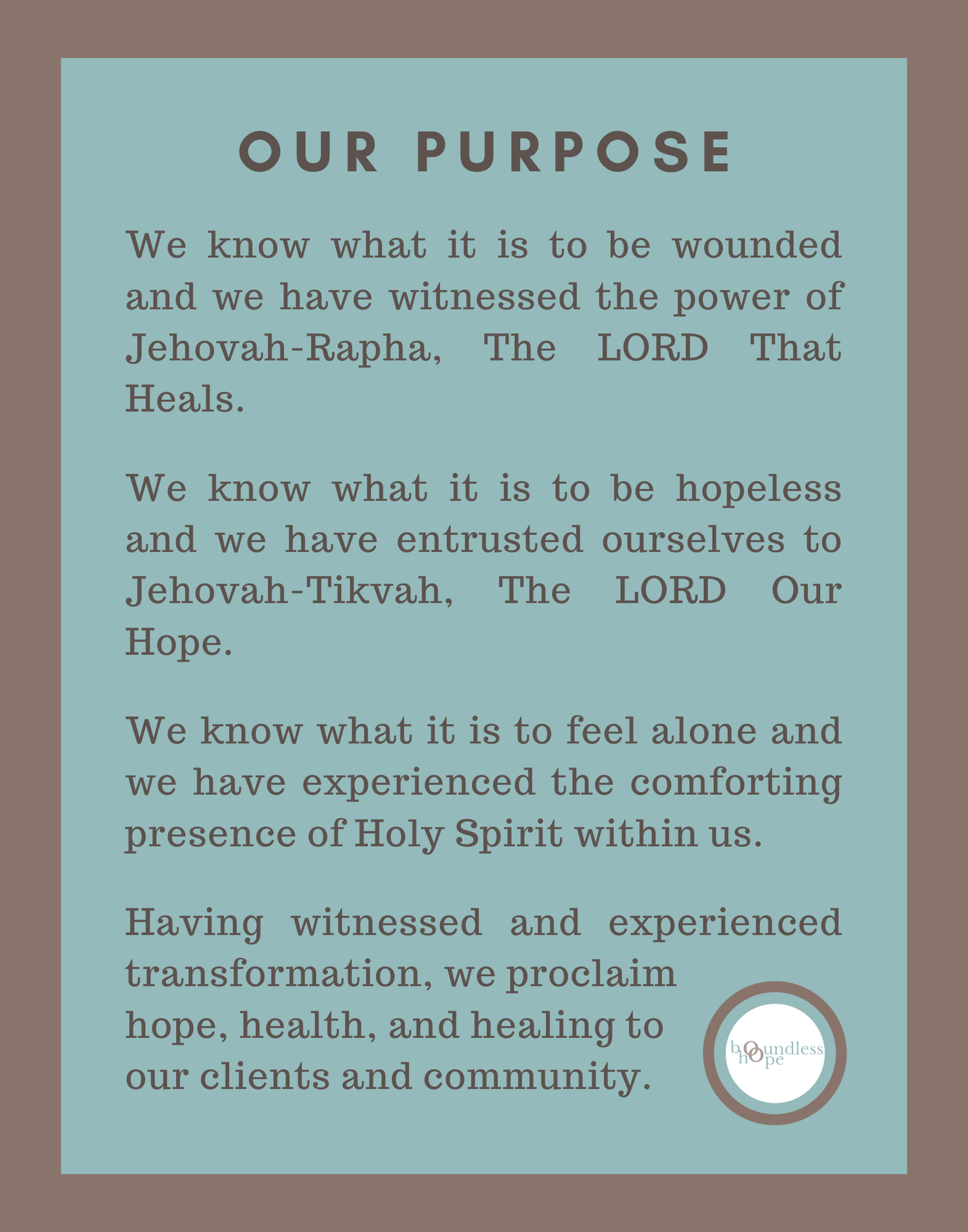 Boundless Hope Christian Clinical Counseling | Florida