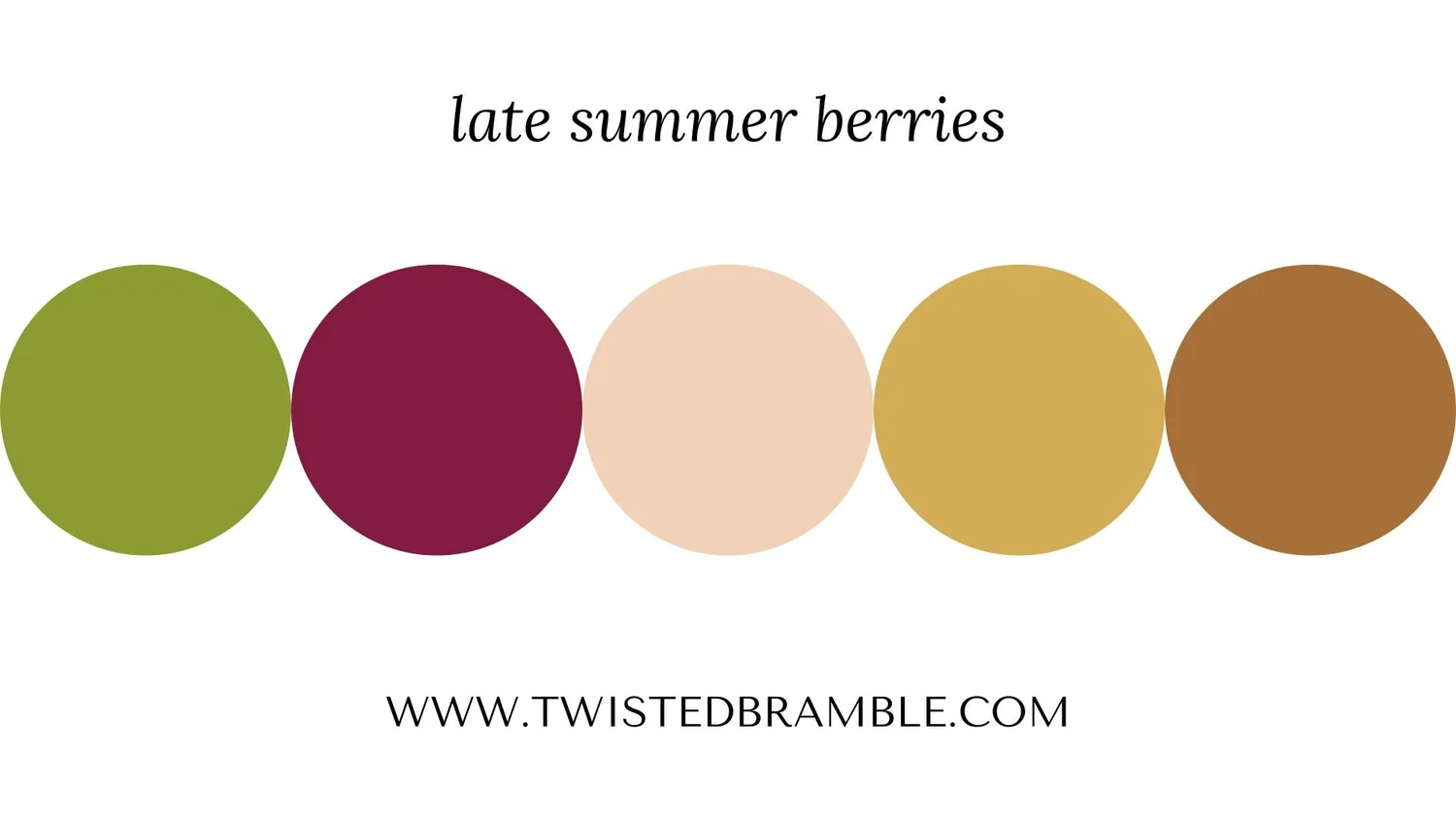 Fall Wedding Flowers and Color Palettes — Twisted Bramble