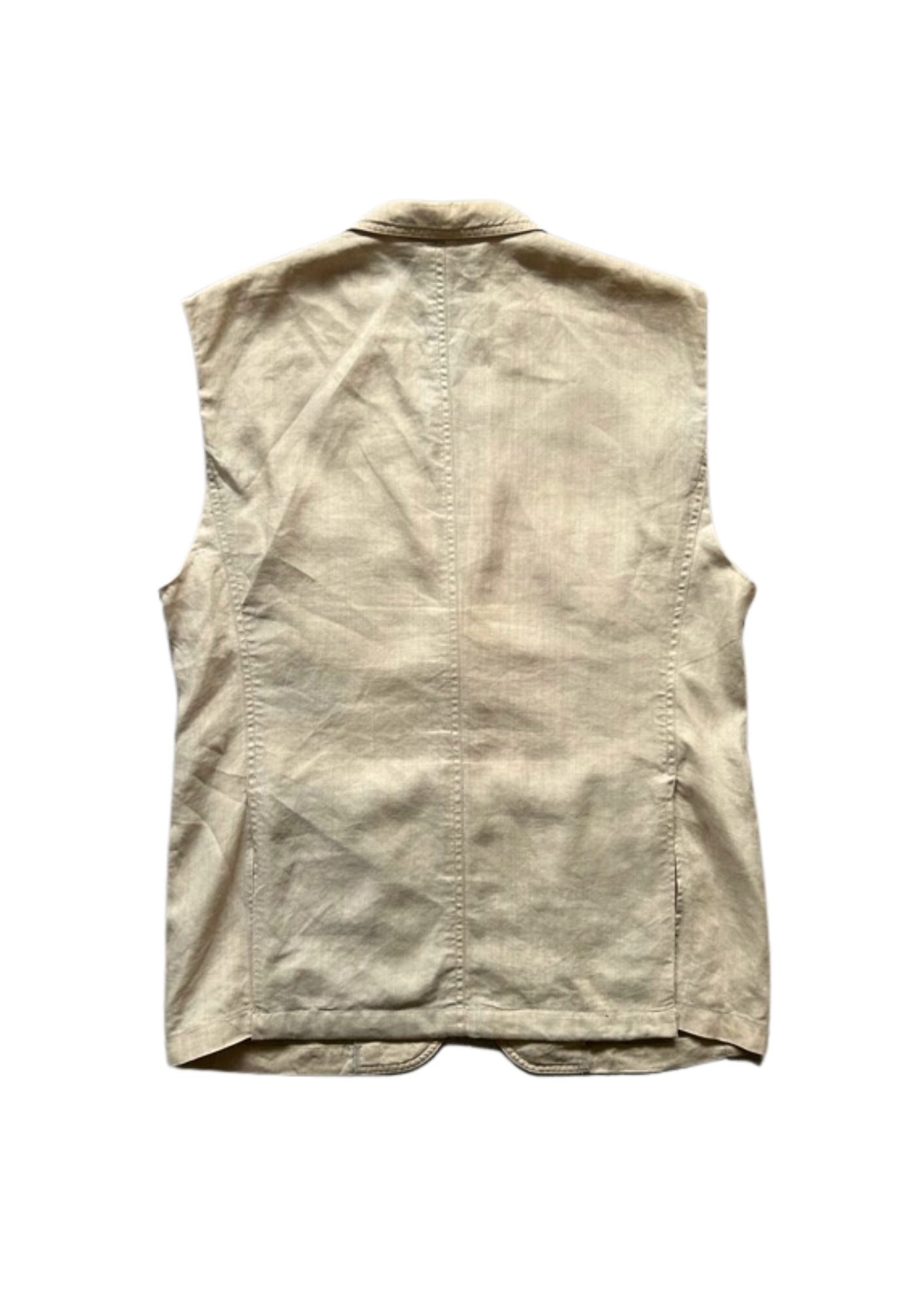 Cream Suit Vest — Sealed.Life