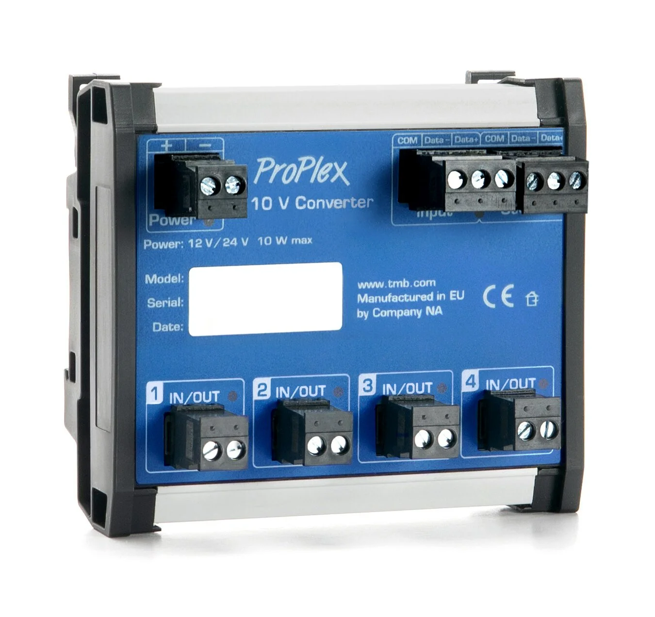 ProPlex 0-10V Bidirectional DMX Converter DIN Rail Mount — ProPlex