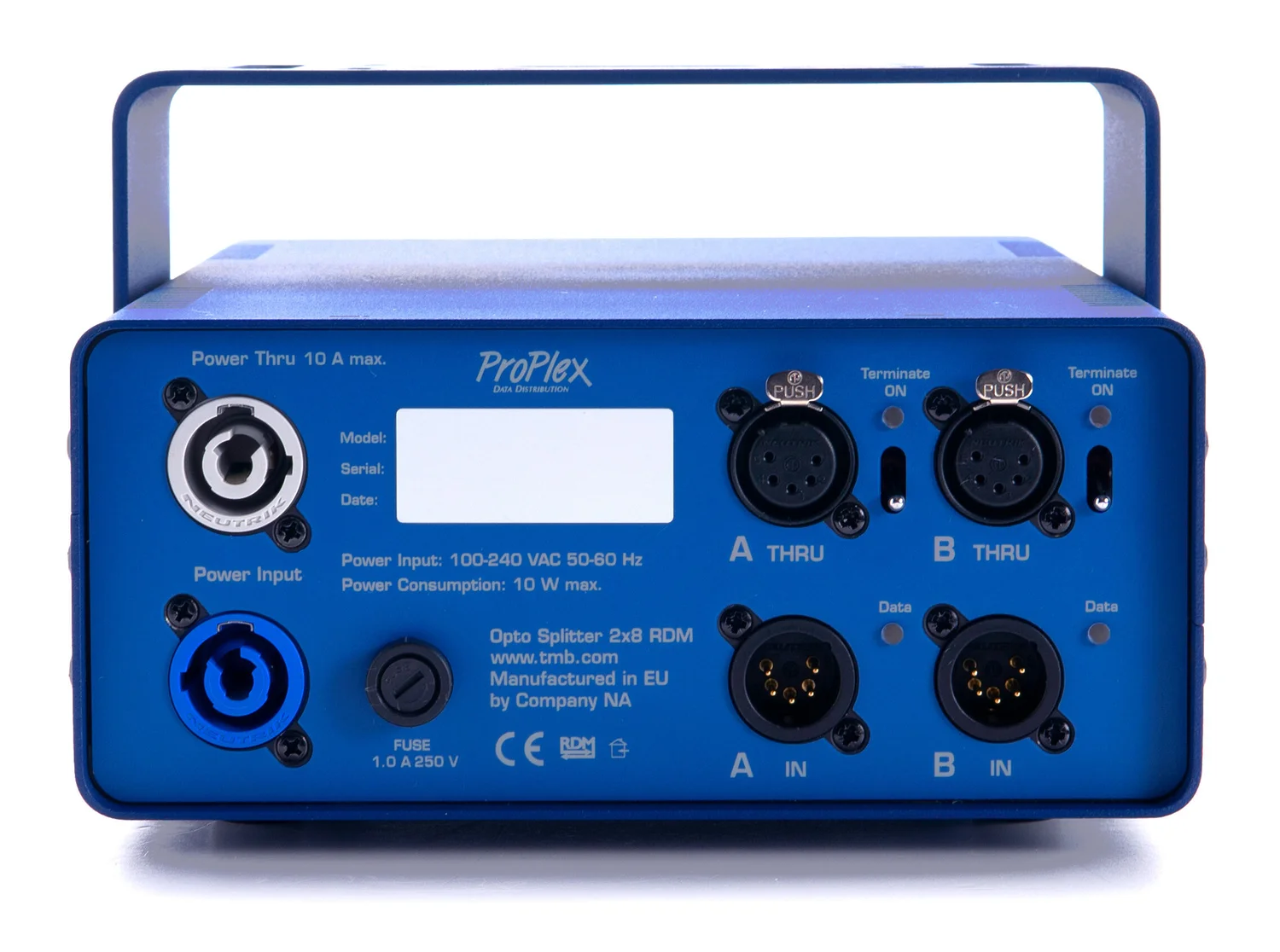 ProPlex Opto-Splitter 2x8 RDM PortableMount — ProPlex