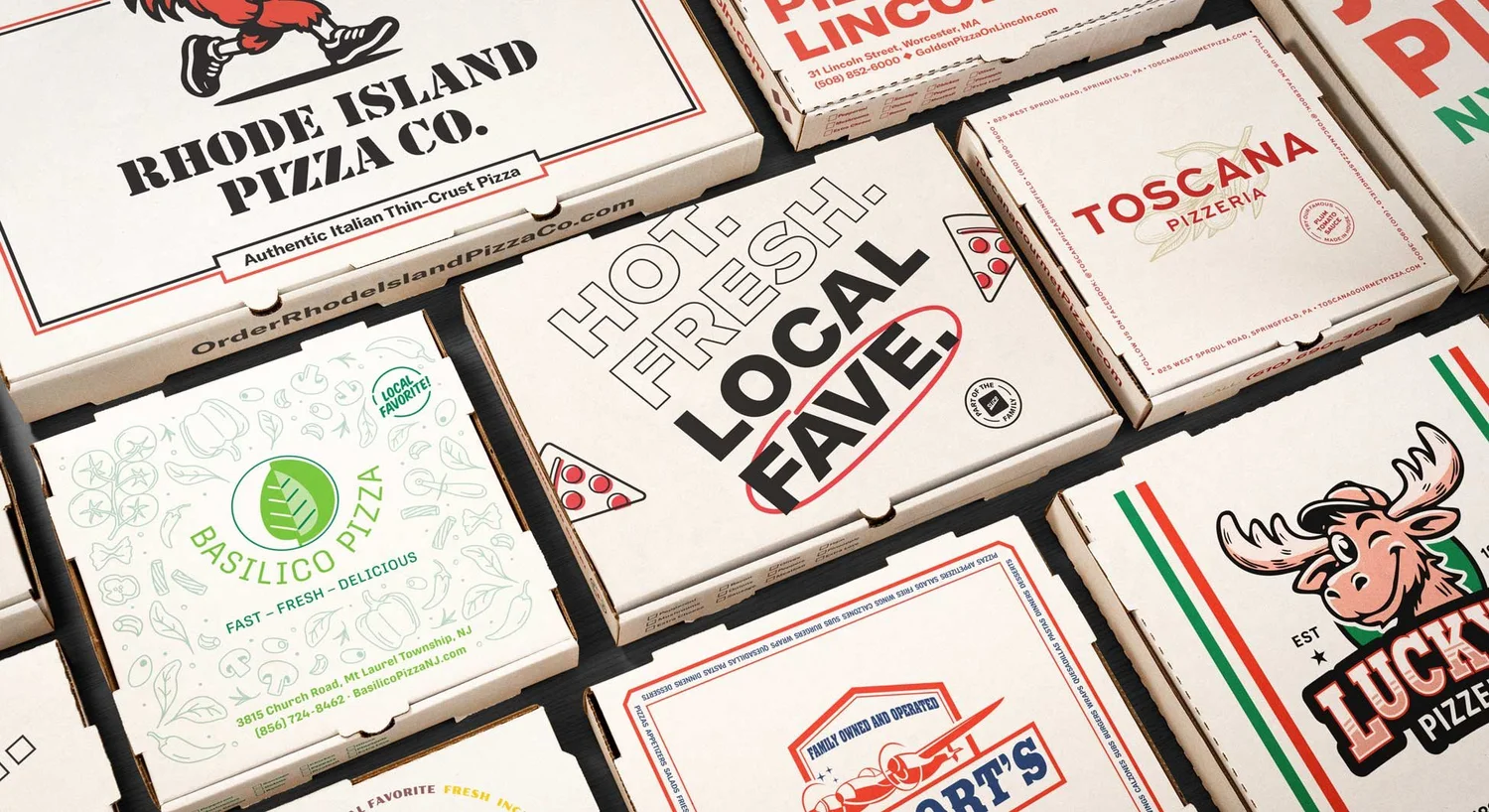 Pizza boxes and premium pizzeria supplies at discount prices | Slice