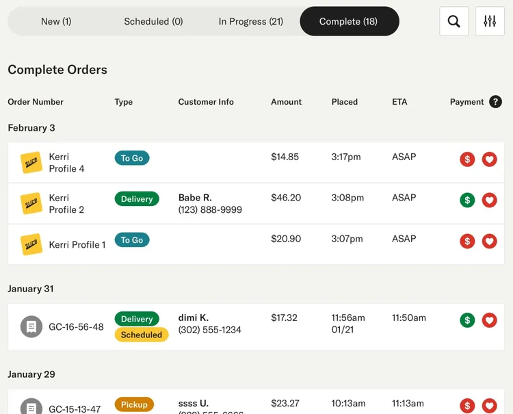 Order Management - Slice - Built To Run And Grow Pizzerias