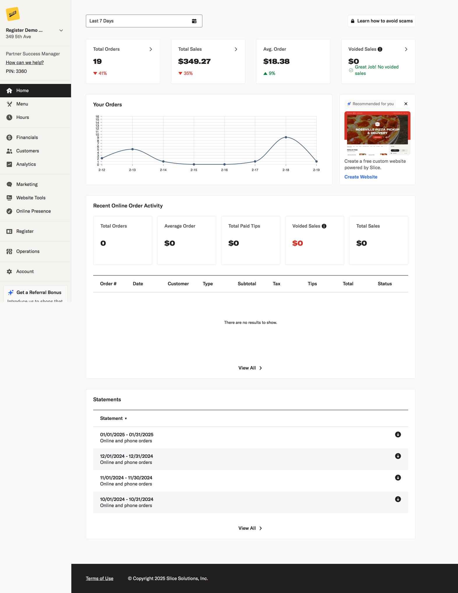 Slice — Owner’s App (web) - Getting Started