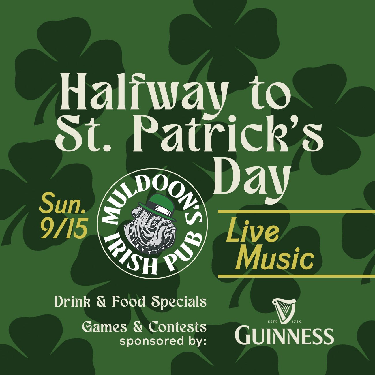 Calendar — Muldoons Irish Pub
