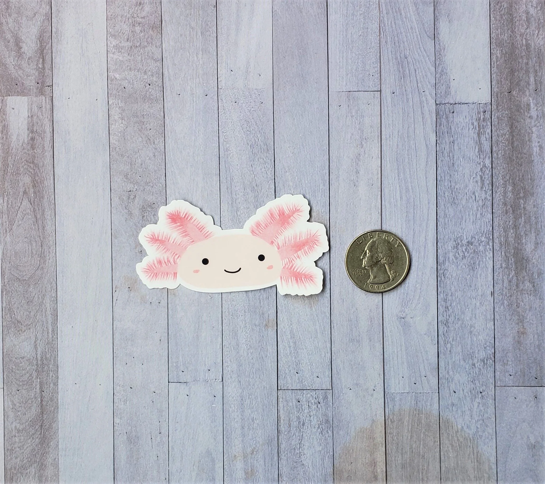 Axolotl Sticker — Paper Daisy Press