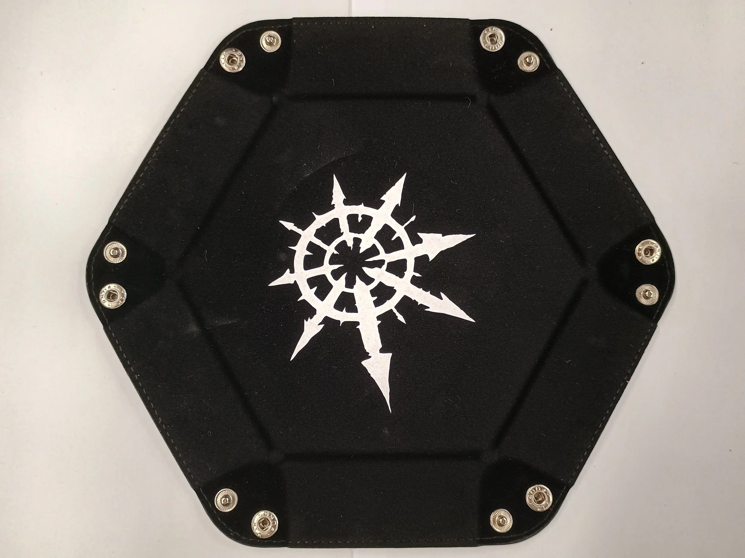 Dice Tray (Red, with Winged Blood Drop) — Table Top Events